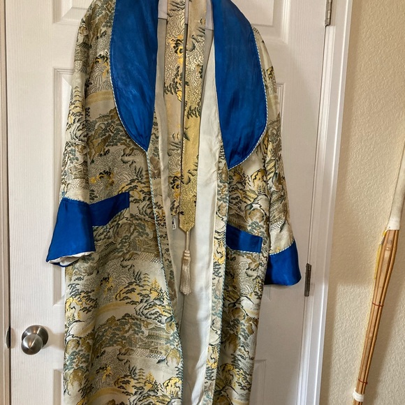 Other | 195s Rare Vintage Japanese Silk Smoking Robe All Silk | Poshmark